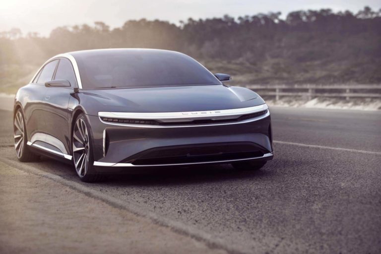 The Lucid Air electric car available soon! The range is much greater ...